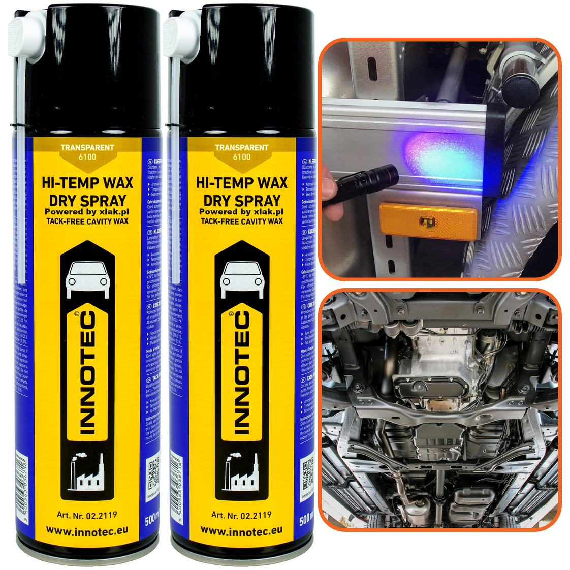 Suchy wosk bezbarwny INNOTEC Hi-Temp Wax Dry UV Spray 1L Opinie, Sklep ...