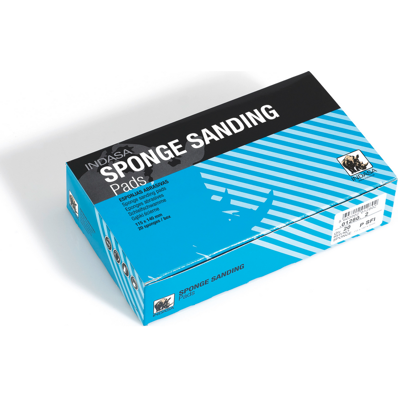 Gąbka ścierna INDASA Rhyno Sponge Sanding Pads 115x140mm (20 szt ...
